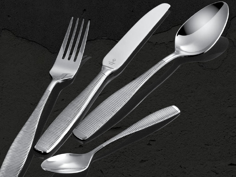 Comas Fleur de Lys Vintage Cutlery Set, 24 Pieces – Pino & Jacaranda