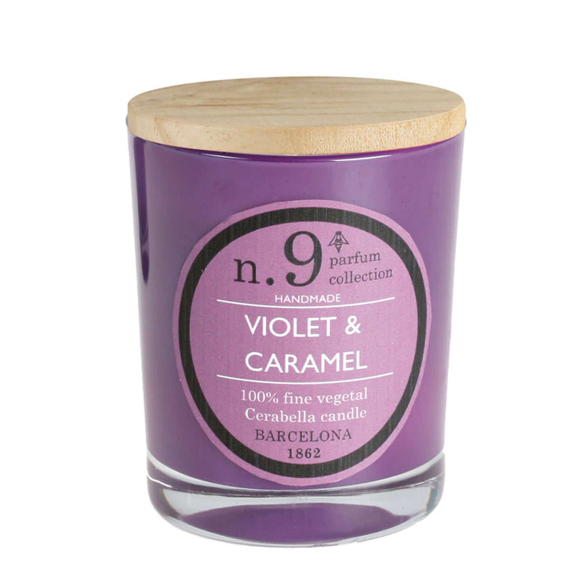 Vela Cerabella Numbers Violet & Caramel Nº9 – Pino & Jacaranda